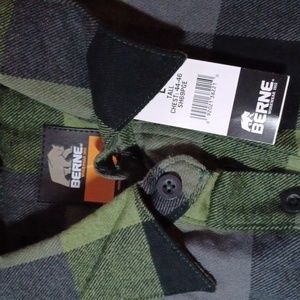 Berne | Jackets & Coats | Berne Workwear Heavy Duty Plaid Quilted ...